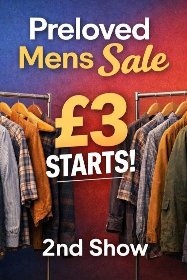 Mens Preloved Sale - 2nd show please support us | eBay Live UK
