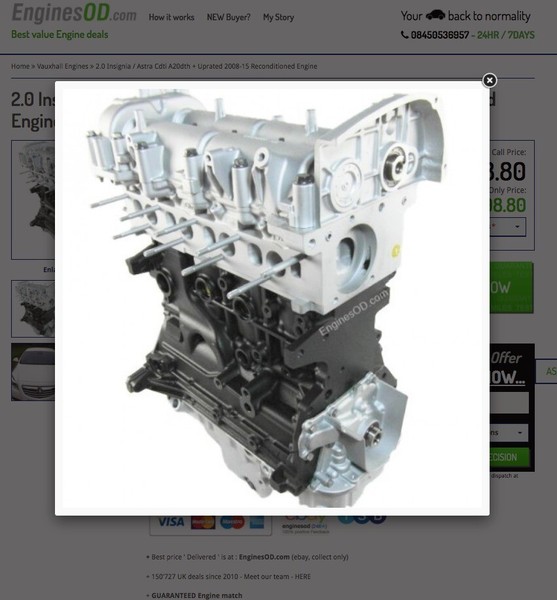 A20dth Engine for sale in UK | 20 used A20dth Engines