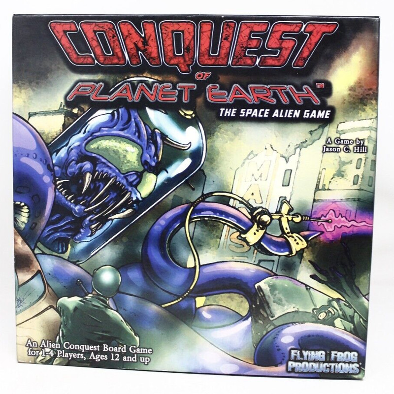Conquest of Planet Earth: The Space Alien Game (2010) Board Game ...