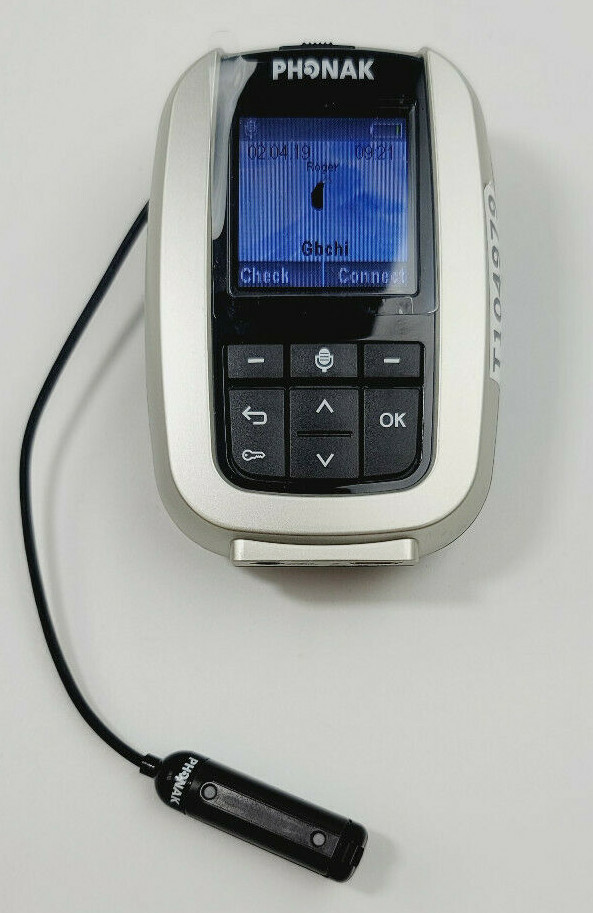 Phonak Wireless microphone Roger Inspiro FM and soundfield listeners ...