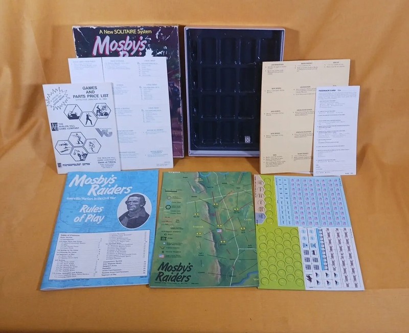 Mosby’s Raiders: Guerilla Warfare in the Civil War (1985) – Board Game Guys