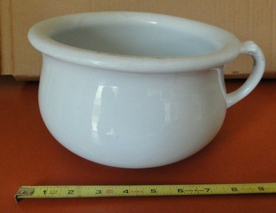 Chamber Pots - Antique Porcelain Chamber Pot - Vatican