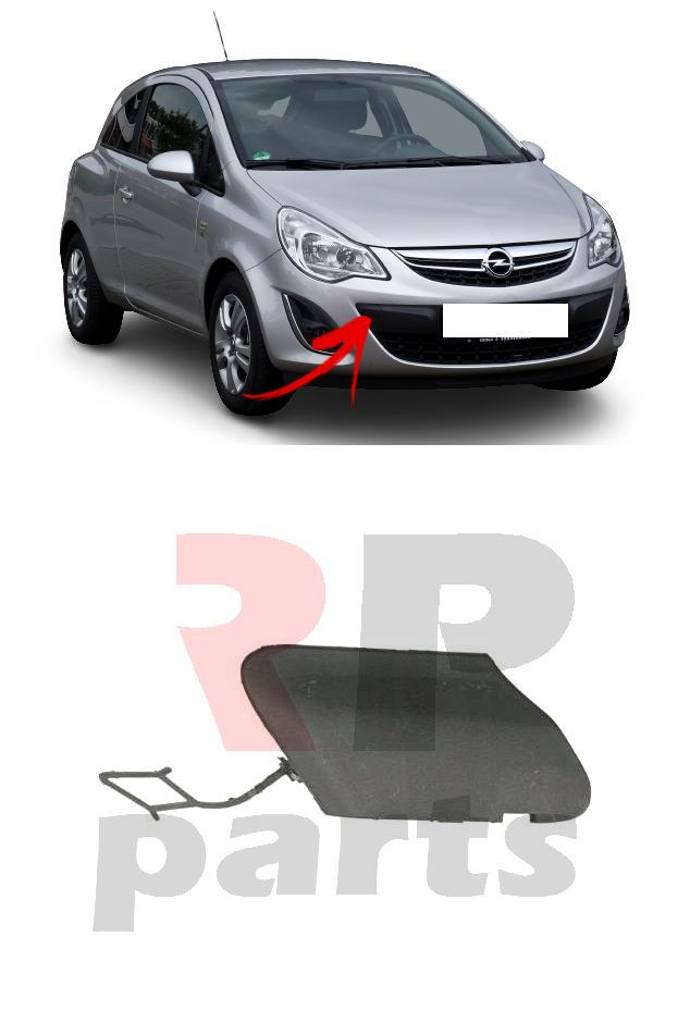 FOR VAUXHALL OPEL CORSA D 11 14 FRONT BUMPER TOW HOOK EYE COVER CAP FOR PAINTING eBay
