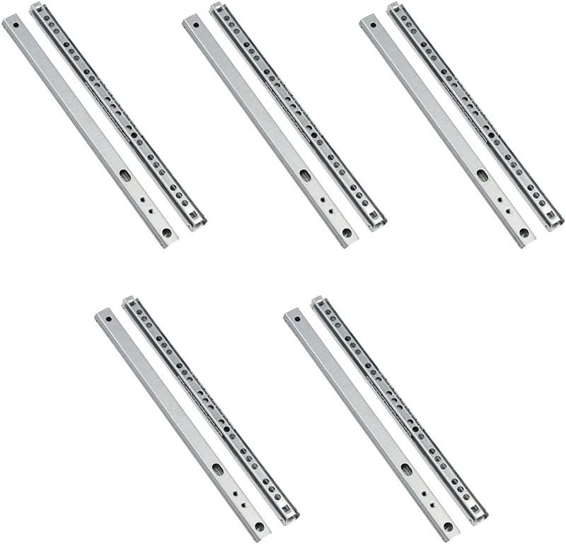 Heavy Duty Drawer Runners Slide Ball Bearing Grooved