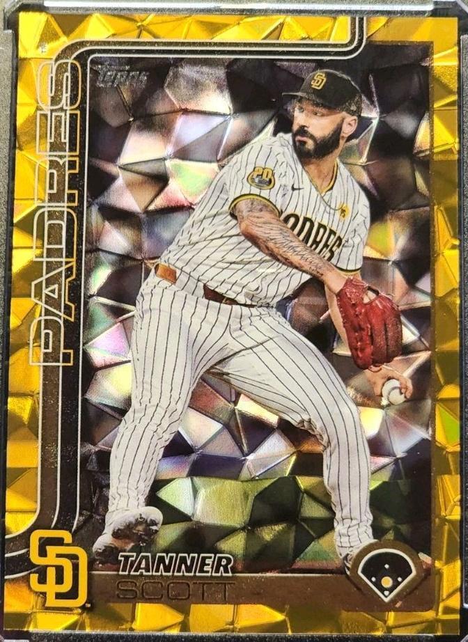 2025 Topps Series 1 - Tanner Scott #162 Gold Holofoil /50 for sale ...