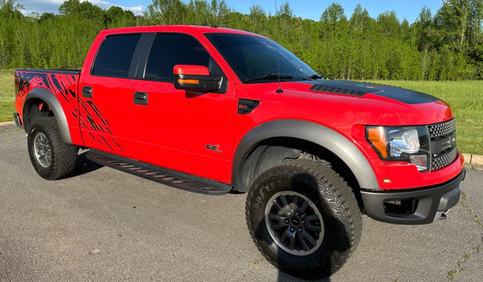 2011 Ford F-150 Svt Raptor Supercrew Molten Orange Metallic Tri-coat ...