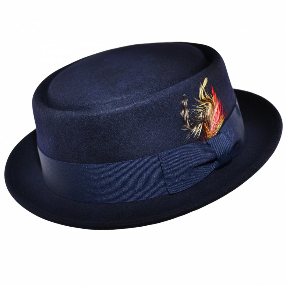 Superb Quality Hand Made 100% Wool Porkpie Pork Pie Hat 4 Sizes 5 ...