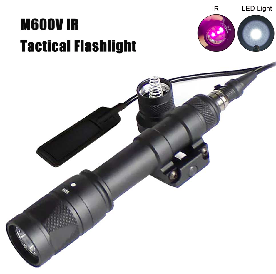 M600V IR Weapon Light Infrared LED WeaponLight White & Output Constant ...