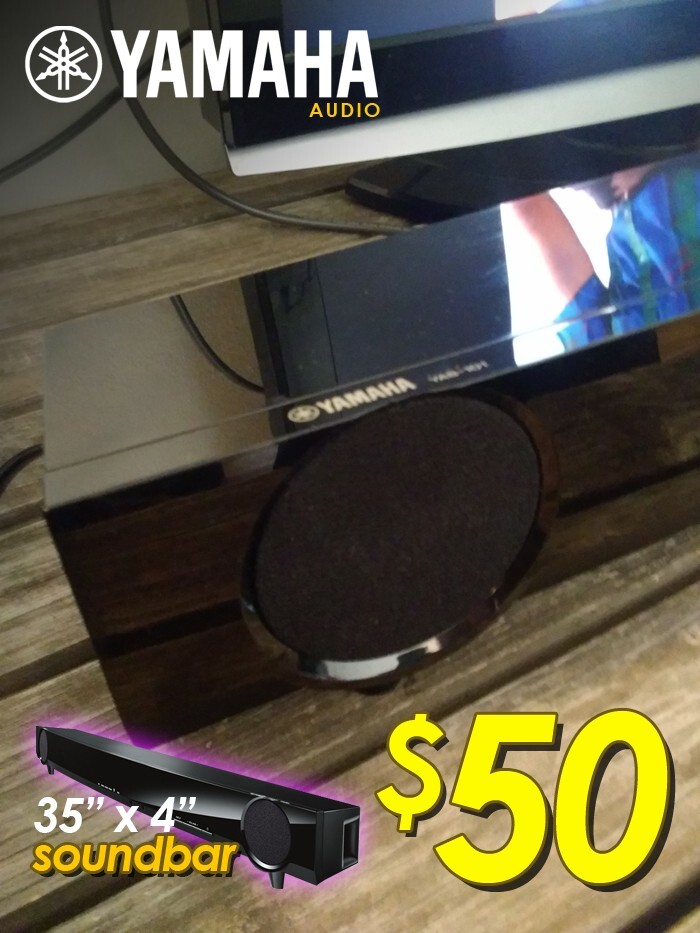 YAMAHA YAS-101 Soundbar | DTS Cable Included
