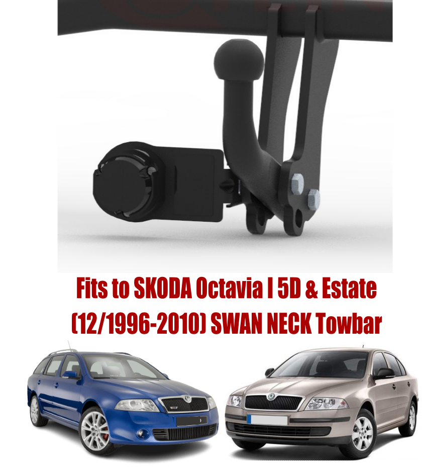 Swan Neck Tow Bar For SKODA Octavia I 5D Estate 1996 2010 NO ELECTRICS V056 eBay