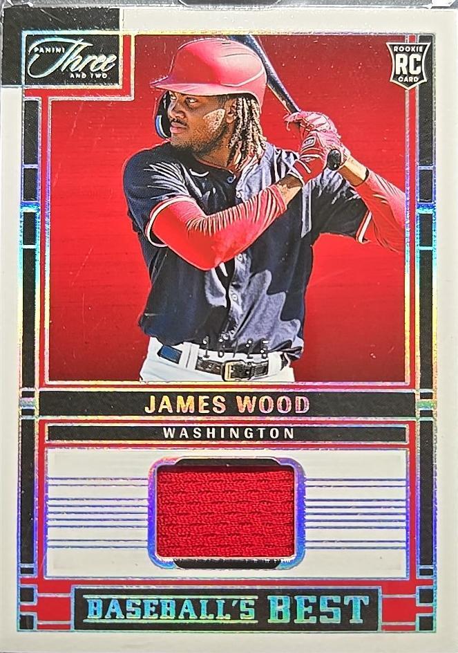 2024 Panini Three and Two - Baseball's Best Memorabilia James Wood #BBM ...