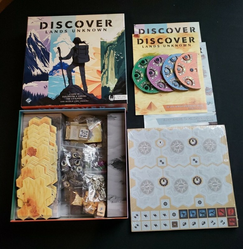 Discover: Lands Unknown (2018) Board Game – Board Game Guys