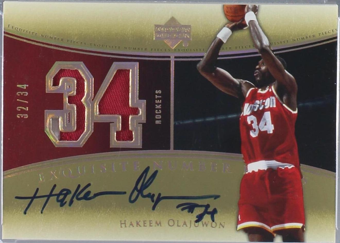 2004-05 Upper Deck Exquisite Collection - Exquisite Number Pieces ...