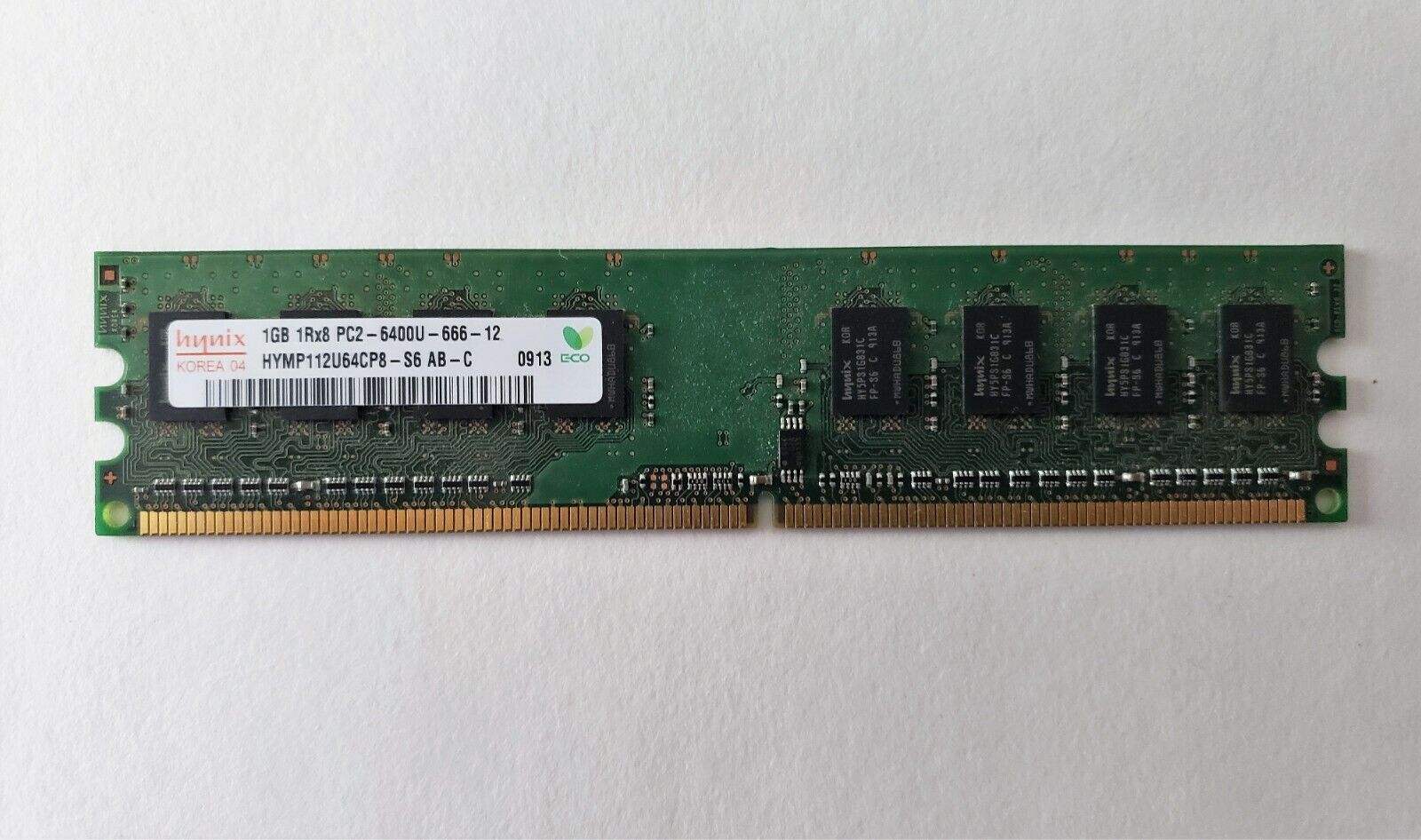 Hynix 1GB 1Rx8 PC2-6400U-666-12 RAM Desktop Memory | eBay Hynix 1GB 1Rx8 PC2-6400U-666-12 RAM Desktop Memory | eBay