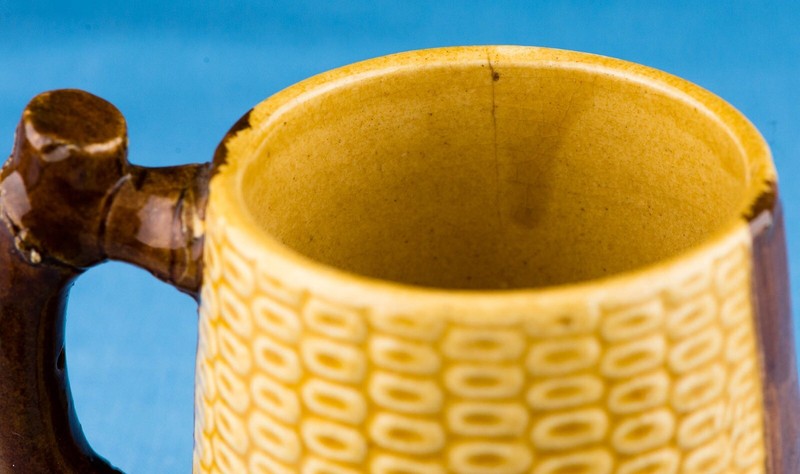 Купить Mugs & tankards antique RUSTIC MAJOLICA CORN MUG unusual pattern ...