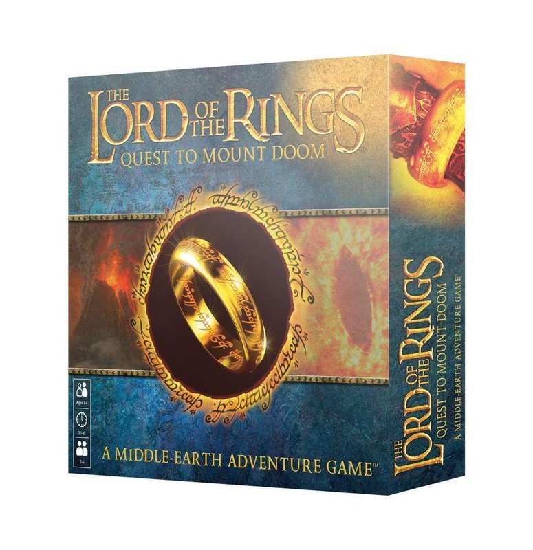The Lord of the Rings: Quest to Mount Doom (2018) Board Game – Board ...