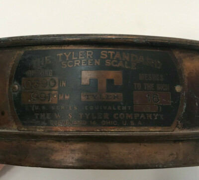 Tyler Standard Screen Scale