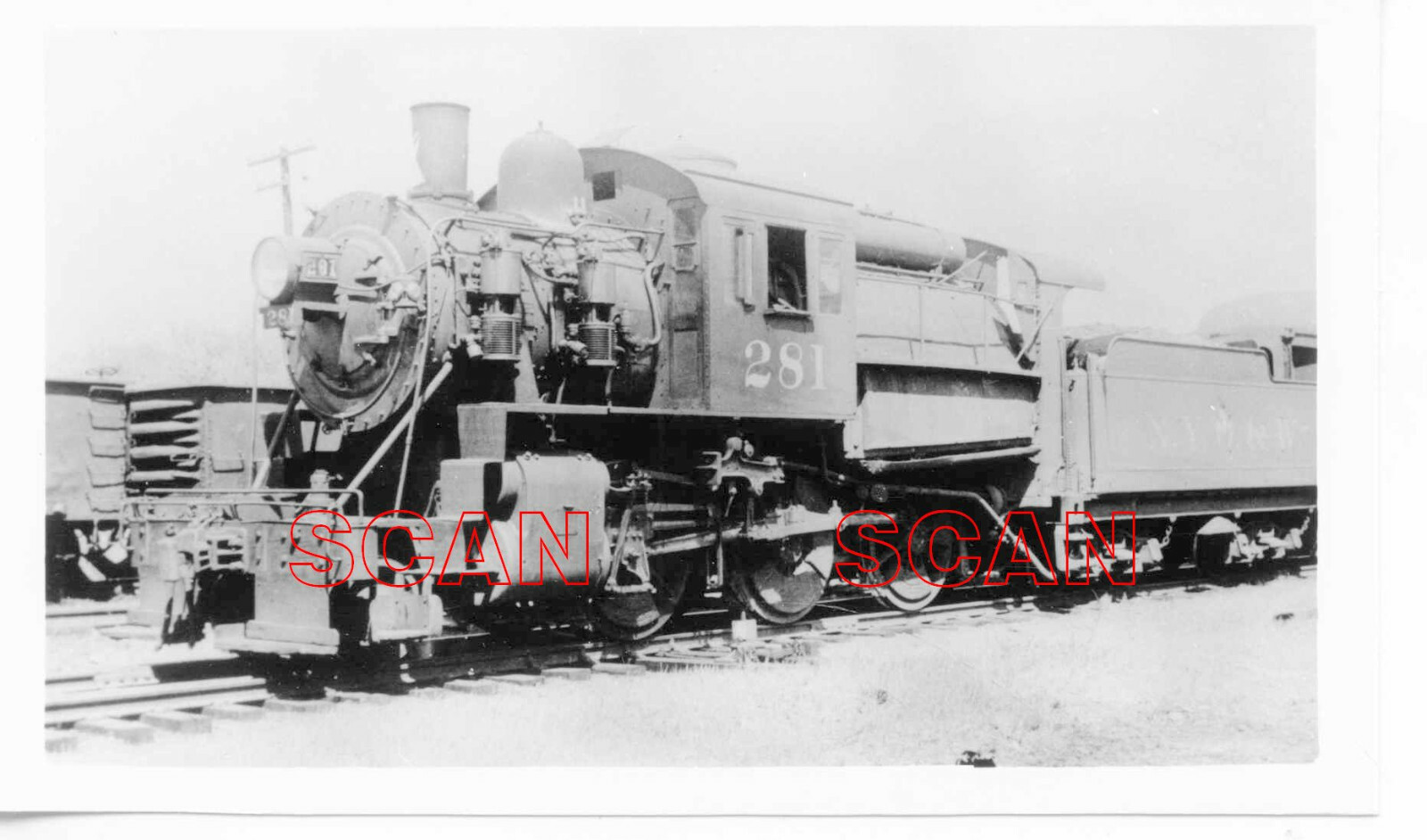 1D210 RP 1944/50s NYO&W ONTARIO & WESTERN RAILROAD 2-6-0 CAMELBACK LOCO #281のeBay公認海外通販｜セカイモン