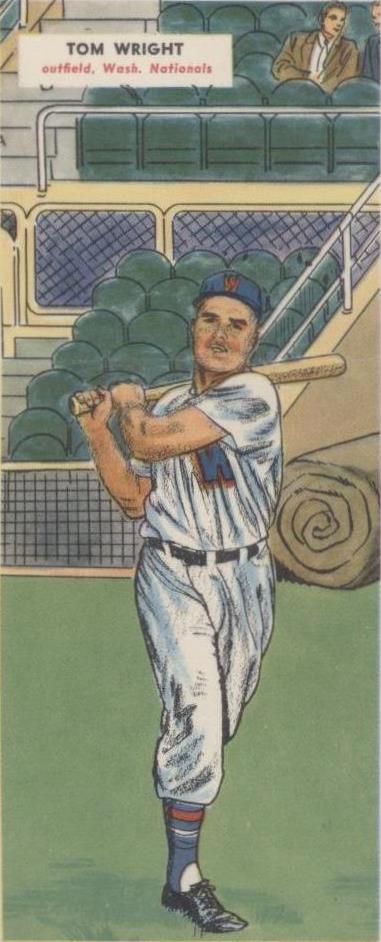 1955 Topps Double Headers - #75-76 Tom Wright, Bunky Stewart (RC) for ...