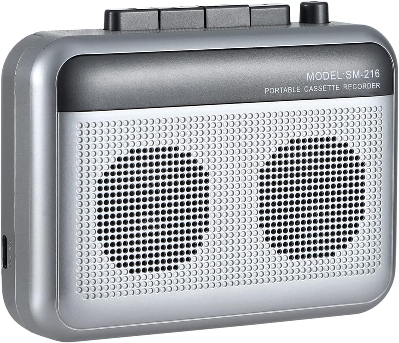 Portable Cassette Player Recorder with Bluetooth Transmitter, Walkm