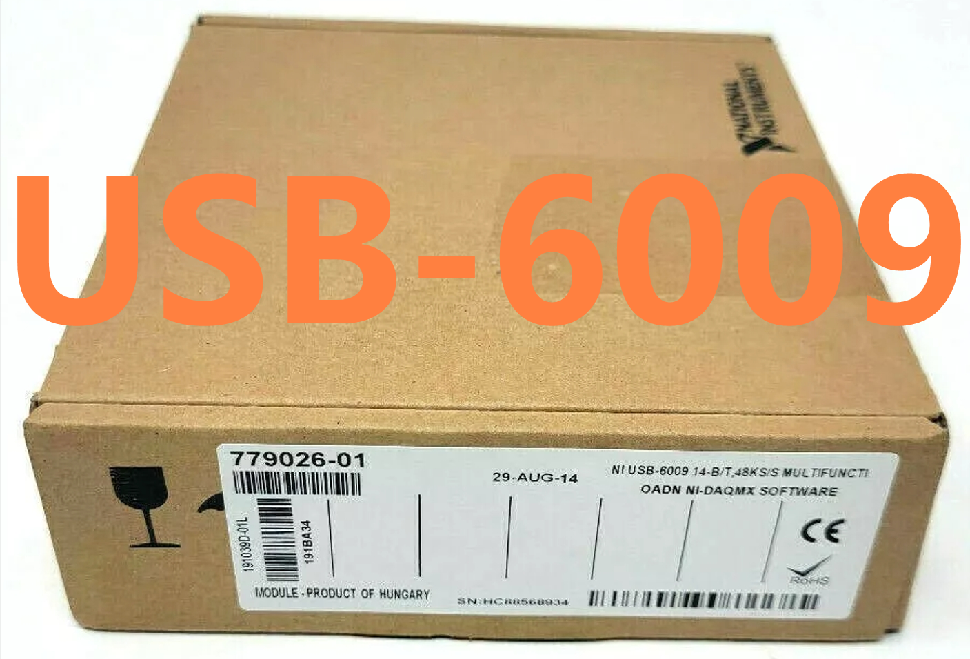 new National Instruments USB-6009 Data Acquisition Card, NI DAQ ...