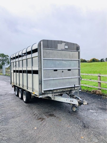 Ifor Williams Tri Axle Livestock Trailer for sale in UK