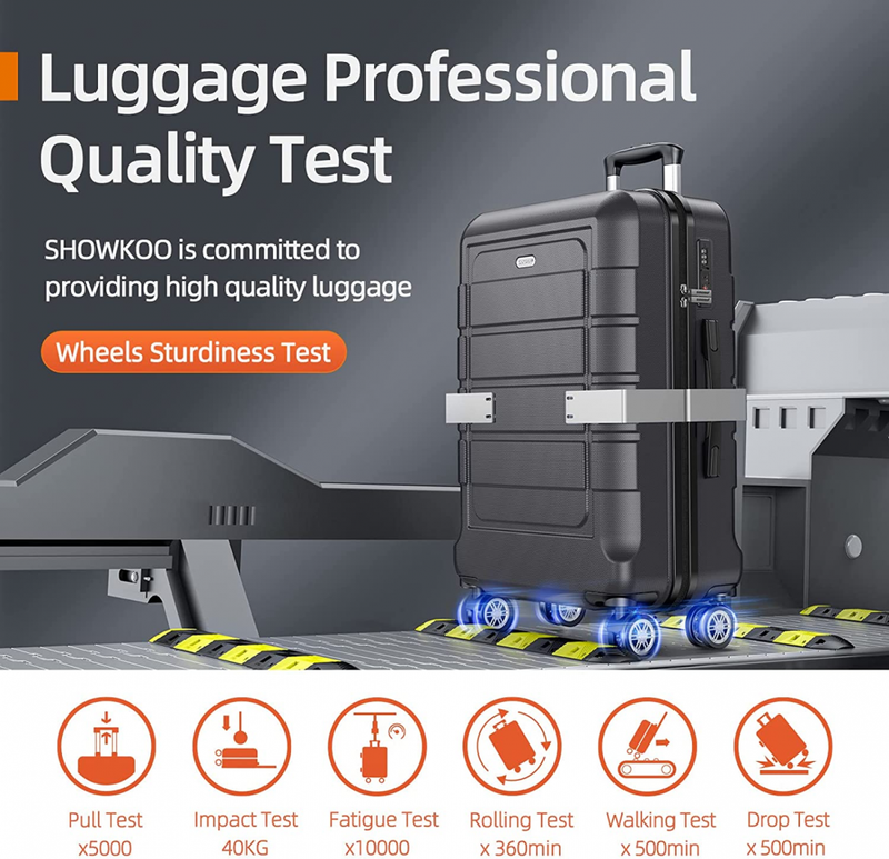 S Expandable Suitcase | Showkoo Luggage Set