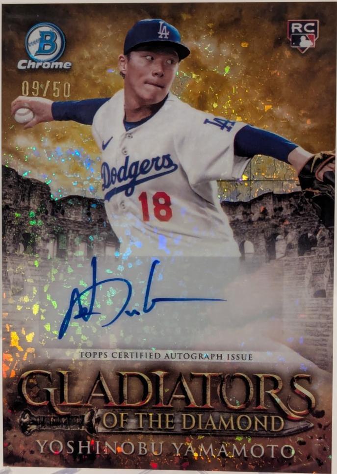 2024 Bowman Chrome - Gladiators of the Diamond Autographs Yoshinobu ...