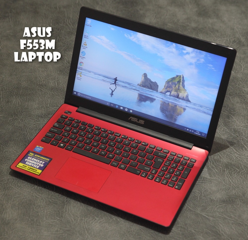 Asus F553M laptop (red colour) refurbished ***3 months warranty*** | in ...