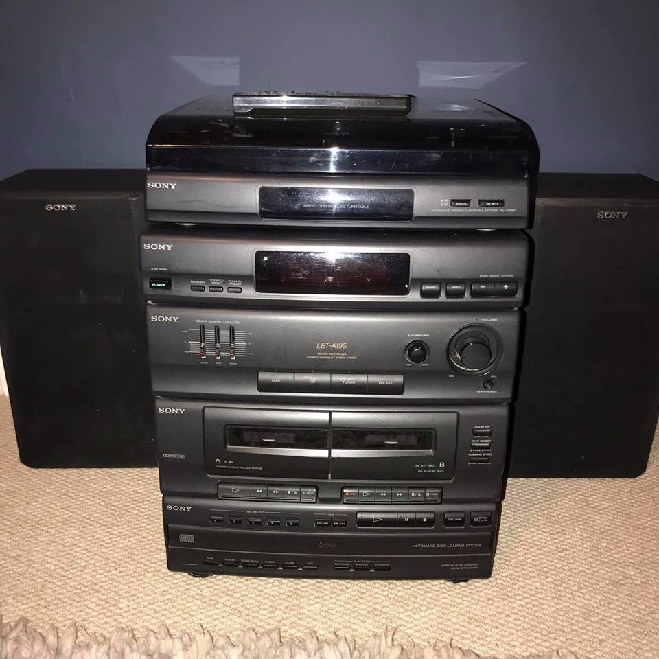 SONY hifi system (LBT-A195) and vinyl turntable/record player (PSLX-56P ...