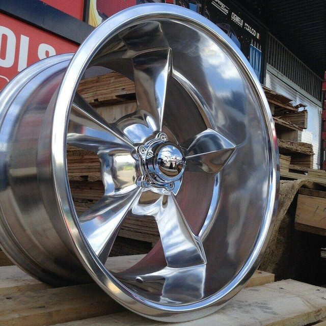 SET 17 inch CTM CLASSIC 2 - FOOSE KNUCKLE STYLE WHEELS POLISHED ...