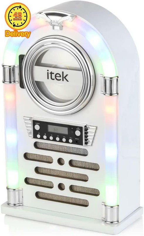 Itek Jukebox With Cd Player, Fm Radio And Bluetooth Connection, Remote ...