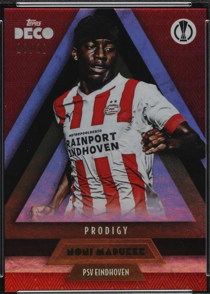 2022-23 Topps Deco UCL - Prodigy Noni Madueke Red /10 for sale online ...