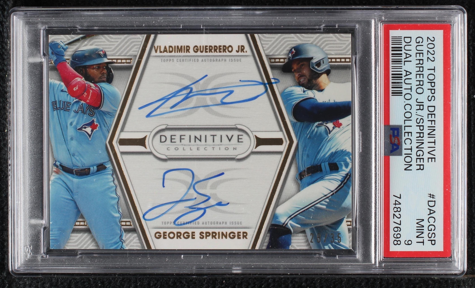 2022 Topps Definitive Collection - Dual Autograph Collection #DAC-GSP ...