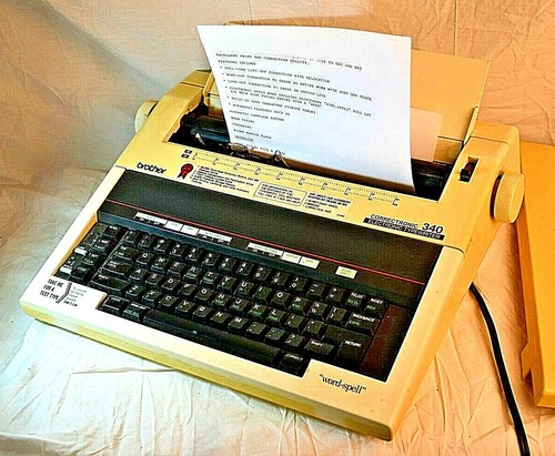 1988 Brother Correctronic 340 on the Typewriter Database