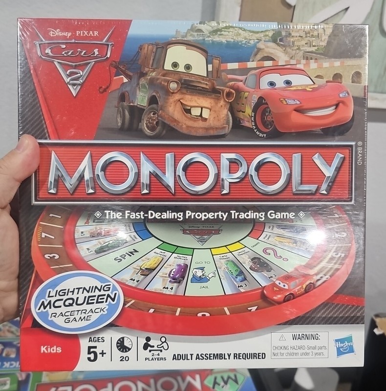 Monopoly: Cars 2 Edition (2011) Board Game – Board Game Guys