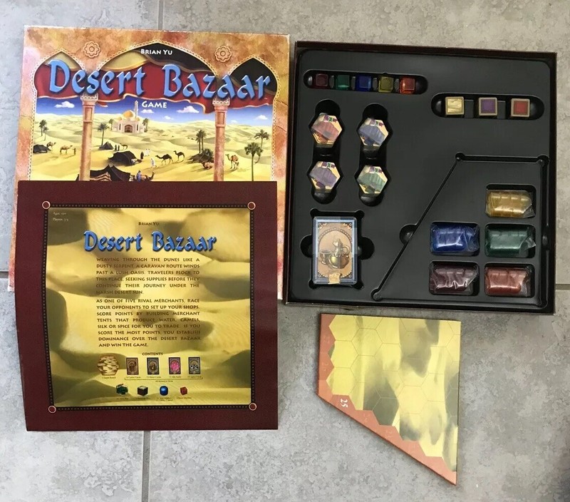 Desert Bazaar (2006) Board Game – Board Game Guys