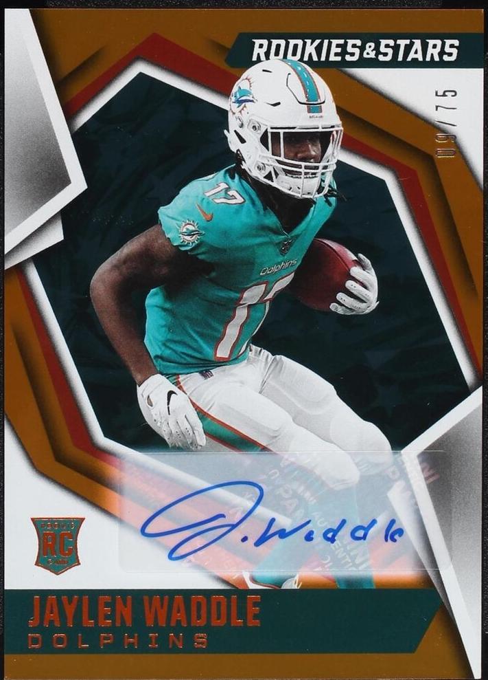 2021 Panini Rookies & Stars - Rookies Jaylen Waddle #108 Orange ...