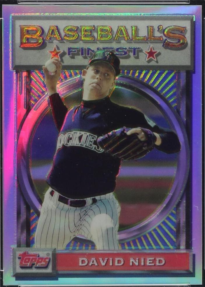1993 Topps Finest - David Nied #198 Refractor for sale online | eBay