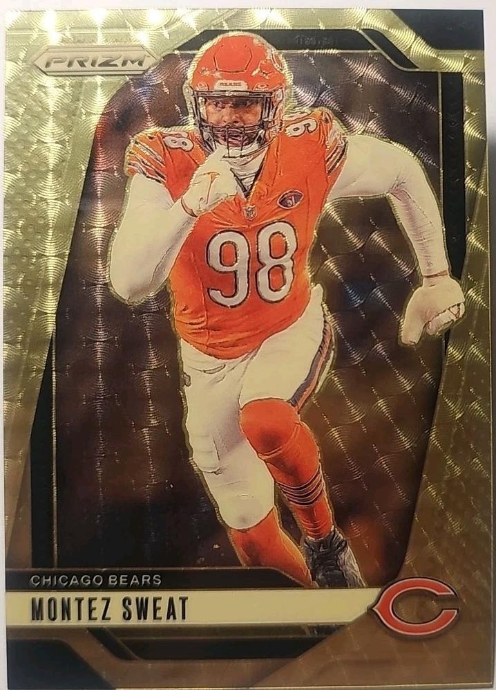 2024 Panini Prizm - Montez Sweat #50 Gold Vinyl Prizm /5 for sale ...