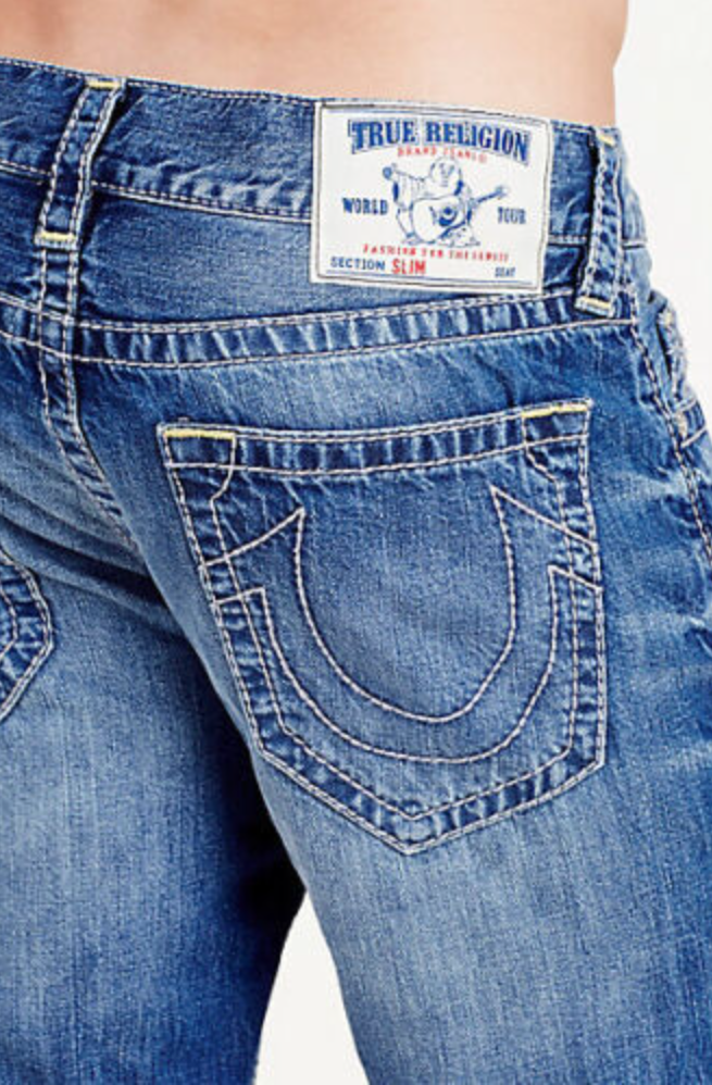 $244 NWT TRUE RELIGION Sz32 SLIM N/FLAP GREY TUSCAN BIG T $244 NWT TRUE RELIGION Sz32 SLIM N/FLAP GREY TUSCAN BIG T