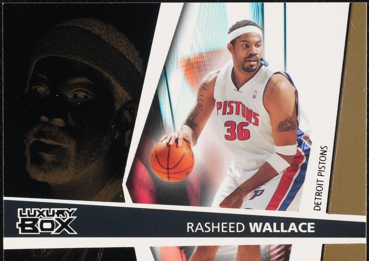 2005-06 Topps Luxury Box - Rasheed Wallace #58 Luxury Box /1 for sale online | eBay