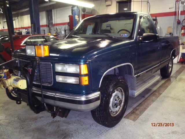 97 Gmc Sierra 1500 Reg Cab, 8 Foot Bed, Meyer Snow Plow Included, 4x4 ...