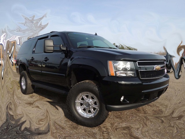 08 Chevy Suburban 2500 4x4 3ltlifted Chrome Nav Roof Dvd Black Heated ...