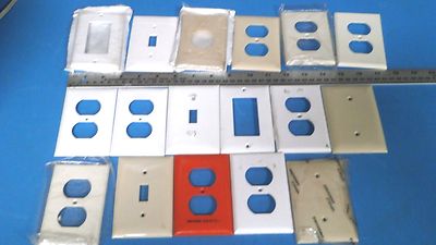 LOT OF 17 ELECTRICAL WALL COVERS | eBay