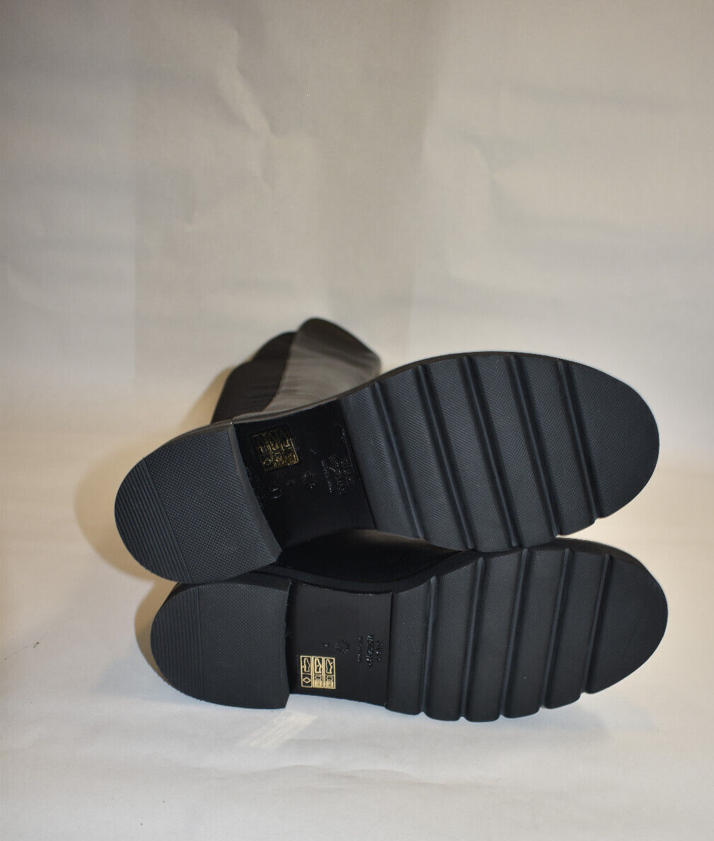 New! Stuart Weitzman 5050 Lift Boot Black Leather 7 B OTK S0387 DD304 ...