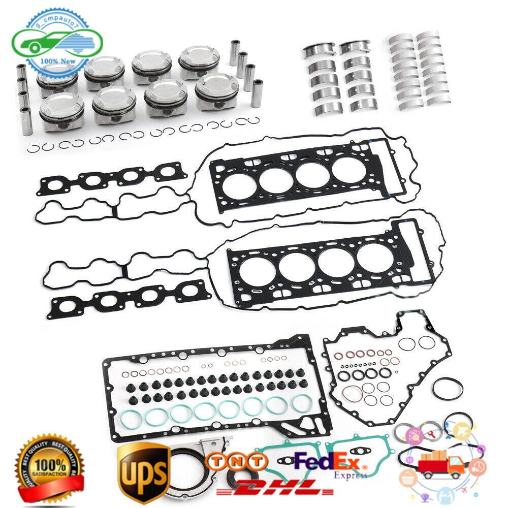 Engine Pistons Overhaul Gasket Kit for BMW N62B48 550i 750Li E53 E70 ...