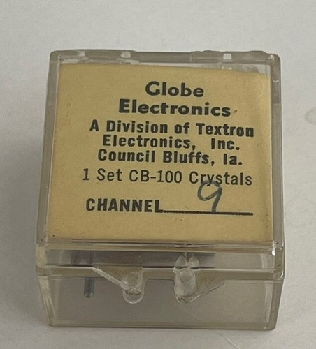 NOS CB Radio crystals Channel 9 transmit + receive, Textron | eBay