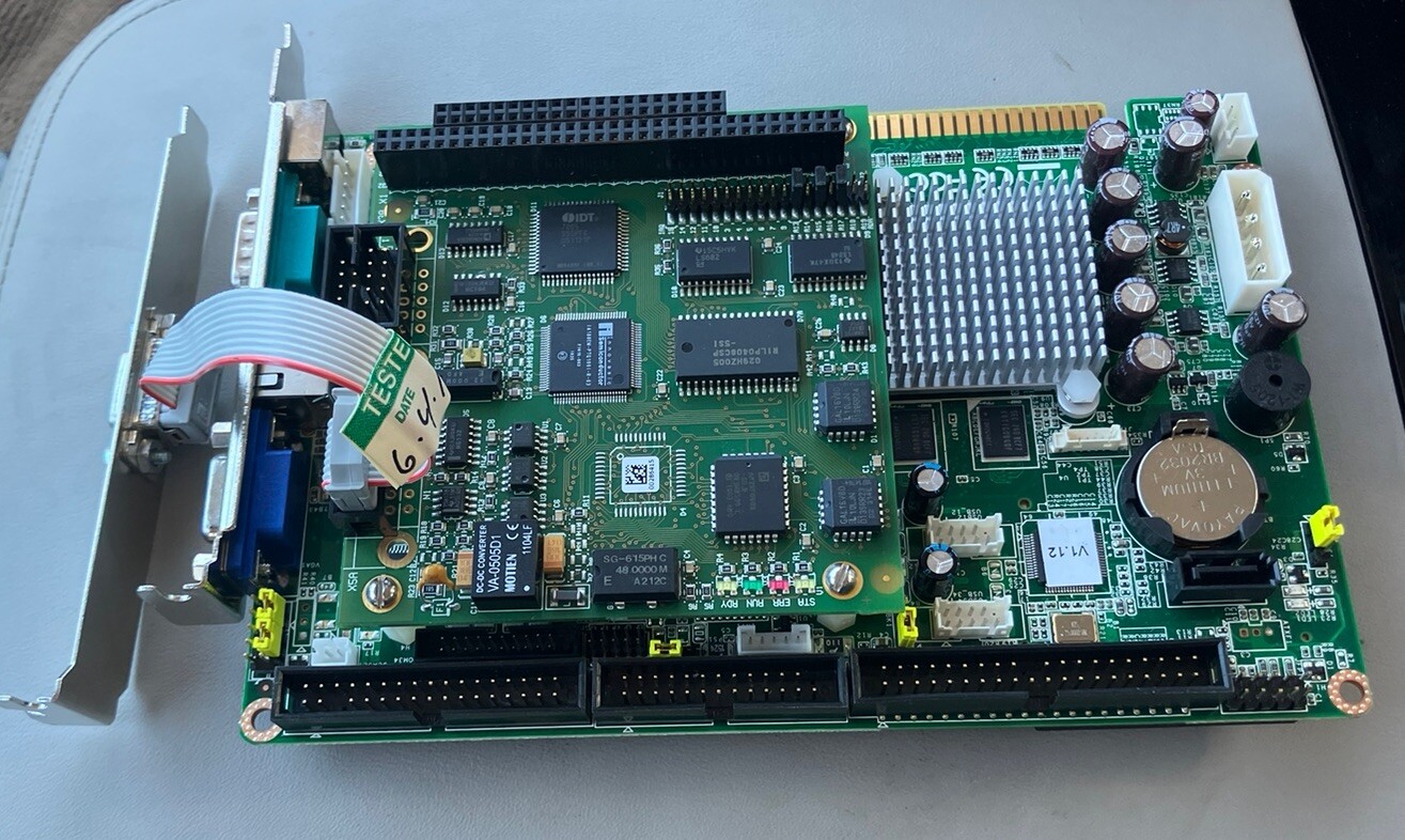 ADVANTECH PCA-6743F PCA-6743 Motherboard W/ Hilscher CIF 104-PB-R | eBay