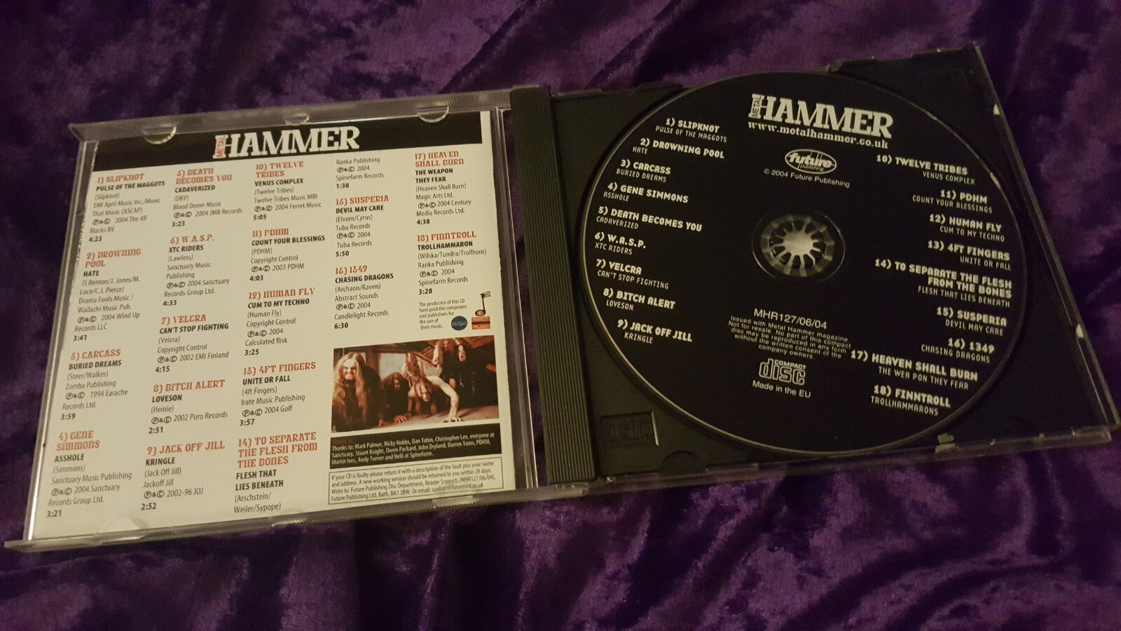 METAL HAMMER June 2004 VOLUME 5 Music From The Cutting Edge RAZOR CD ...